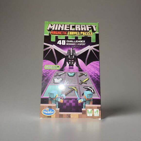 Thinkfun | Toys | Minecraft Magnetic Travel Puzzle Thinkfun Mojang ...